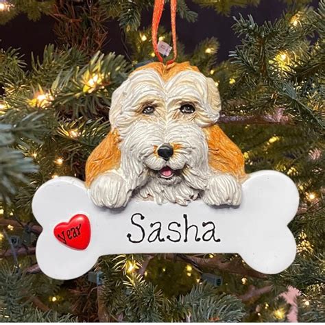Personalized Cockapoo Ornament Puppy Dog Ornament Custom Personalized