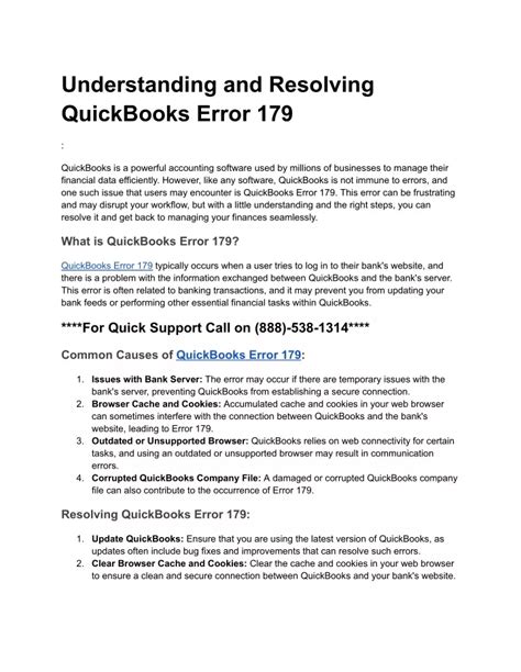 Ppt Quickbooks Error Troubleshooting Guide Powerpoint