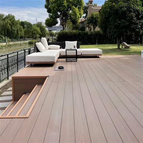 Outdoor Wpc Interlocking Decking Tileswaterproof Interlocking Composite Decking Outdoor Wpc
