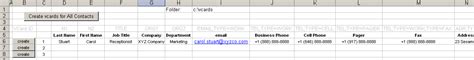 Automation Generate Vcards From Excel Using Vba Stack Overflow