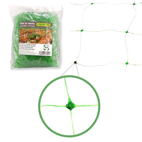 ПВЦ мрежа за увивни растения при отглеждане на краставици 2х5м Emag Bg