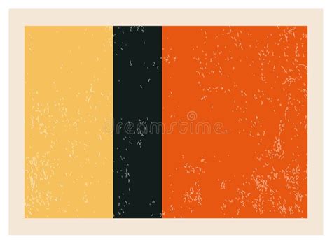 Minimalist 20s Geometric Abstract Background Design Vector Primitive Shapes Stock Vector