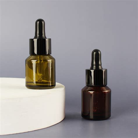 포포라운지 스포이드 유리 공병 15ml 유광 올리브 화장품 에센스 용기 위시버킷