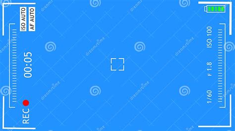 Camera Mobile Recording Screen Overlay Animation With Chroma Key Stock