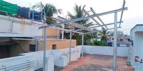 Mounting Structure Grid Tie Solar Power Plant For Residential