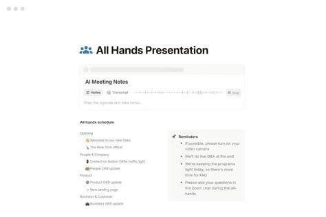 Keeping Meeting Minutes And Tasks In One Place Notion