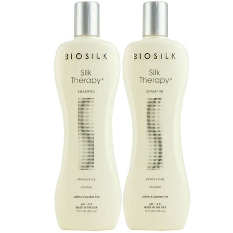Farouk Biosilk Silk Therapy 2 X 355 Ml Nährendes Shampoo Mit Seide Set