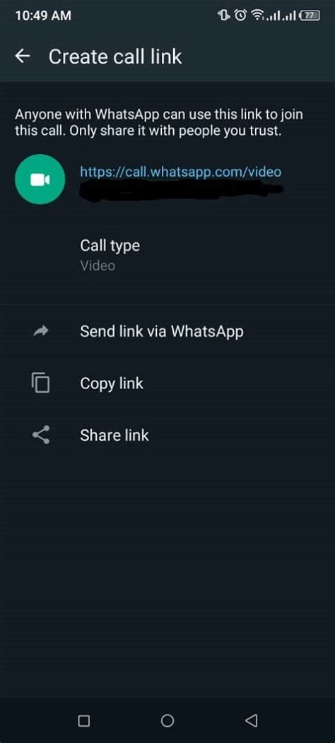 Steps On How To Create A WhatsApp Call Link Example NG