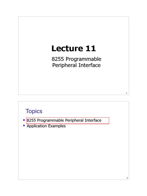 lecture11 peripheral interface download free pdf input output