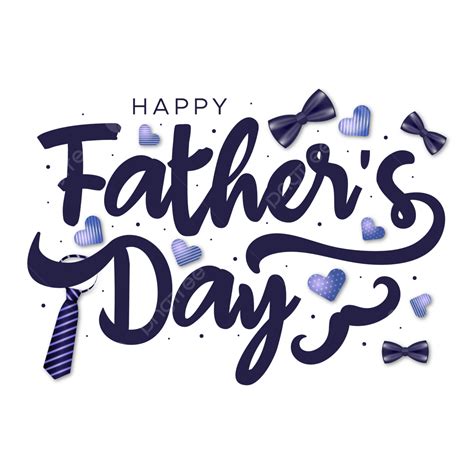 Happy Fathers Day Typography Vector Calligraphy Text, Father S, Father S Day, Father Day PNG and ...