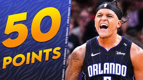 Paolo Banchero INSANE 50 POINTS vs Pacers 🔥 FULL Highlights - YouTube