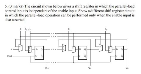 Solved The Circuit Shown Below Gives A Shift Register In