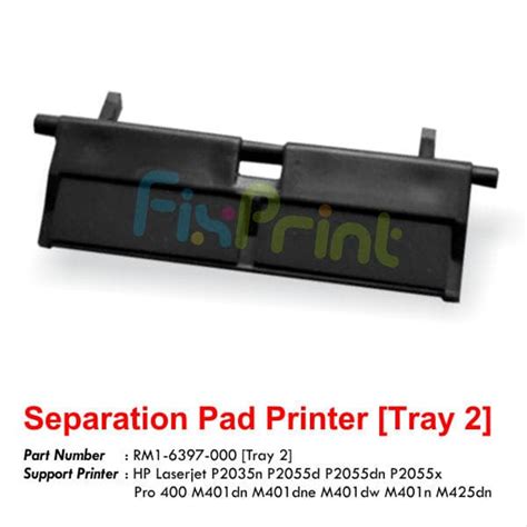 Jual Separation Pad Hp Laserjet P2035n P2055d P2055dn P2055x Pro 400