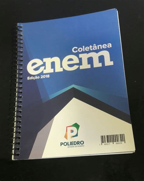 Poliedro Coletânea de Questões Enem Livro Poliedro Usado 51446487