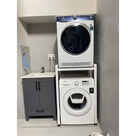 KỆ LẮP RÁP TRẮNG KỆ MÁY SẤY MÁY GIẶT SÀI GÒN