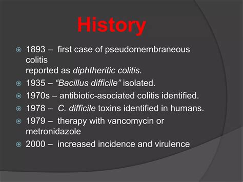Clostridium Difficle An Emerging Infection Pptx