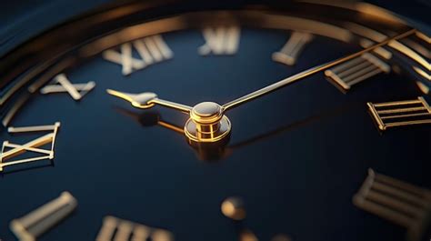 A 3d Animation Loop Of A Clock Ticking Its Hands Moving Smoothly And