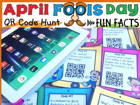April Fools Day Qr Code Hunt Teaching Resources