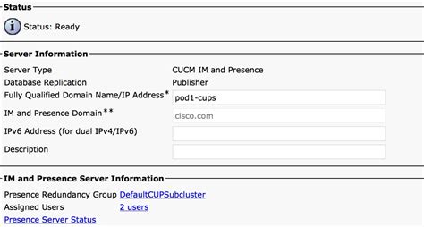 Integrate Socialminer With Cisco Unified Presence Servers Cups To
