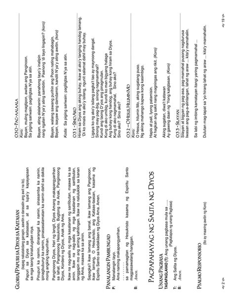 Misa Ng Sambayanan Pdf