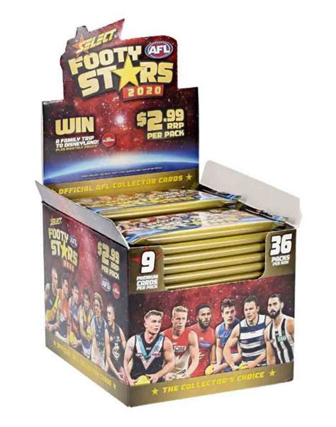 2020 Select Afl Footy Stars Sealed Trading Card Box Diggaz Trading Cards
