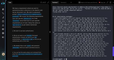 Pam Authentication For Apache Package Installation Fails Kodekloud