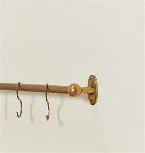 Galway Brass Hook Rack Shoppe Amber Interiors