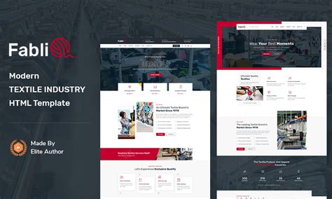 Fablio Textile Industry Html5 Template