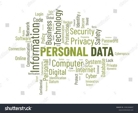 Word Cloud Background Concept Personal Data Stock Vector Royalty Free 2291344047 Shutterstock