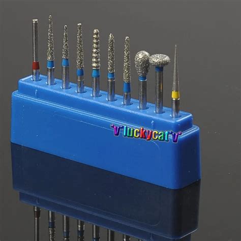 Set Pcs Dental Diamond Burs High Speed Handpiece Teeth Whitening Product For Polishing