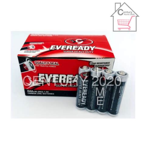 EVEREADY AAA AA Battery Super Heavy Duty AAA AA Battery 4pcs Lazada