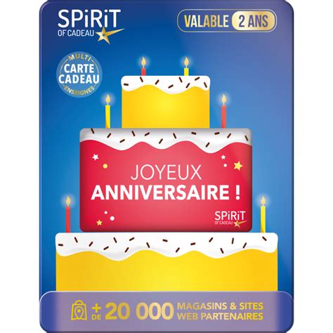 Arriba 85 Imagen Carte Cadeau Anniversaire Femme Vn