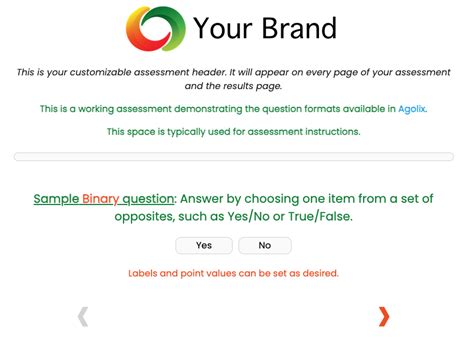 How To Use Binary Questions On Assessments