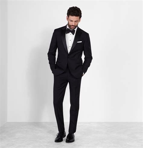 Peak Lapel Tuxedo The Black Tux