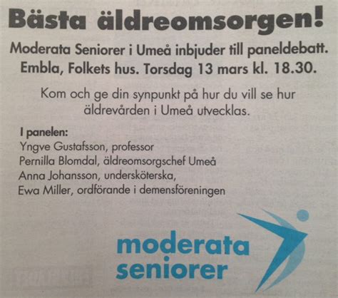 Fokus På äldreomsorgen Ikväll Anders Ågren