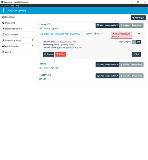 Max Images Count Exceeded Solution General Help Opendronemap Community
