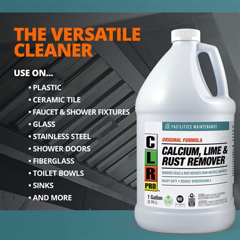 Clr Pro® Calcium Lime And Rust Remover 275 Gal Clr 275pro