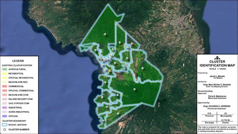 Bagac Cluster Identification Map Ph