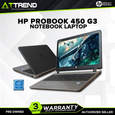 HP PROBOOK G LAPTOP Intel Celeron Th Gen Core I Th Gen Core I Th Gen GB RAM
