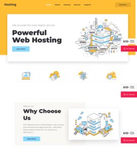 14 Best Web Hosting WordPress Themes For 2025
