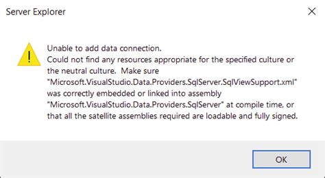 Visual Studio Unable To Connect To Sql Server Database In My Aspnet
