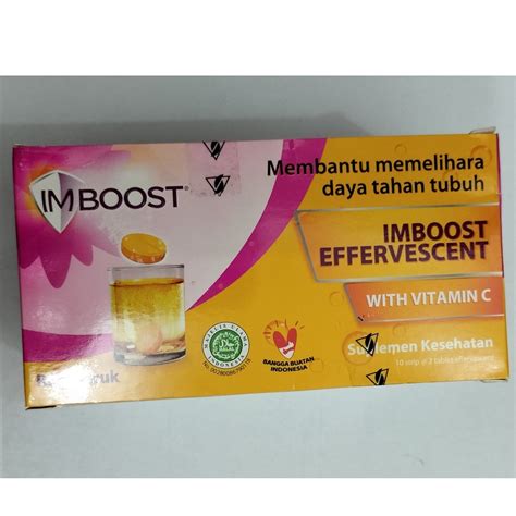 Jual Imboost Effervescent Box 20 Tablet Shopee Indonesia