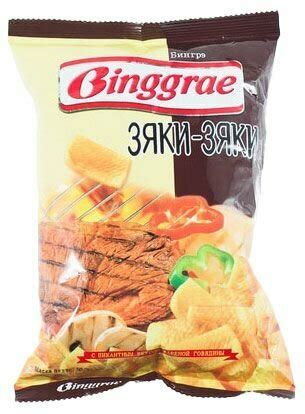 Чипсы хрустящие Binggrae со вкусом креветки — купить в интернет ...
