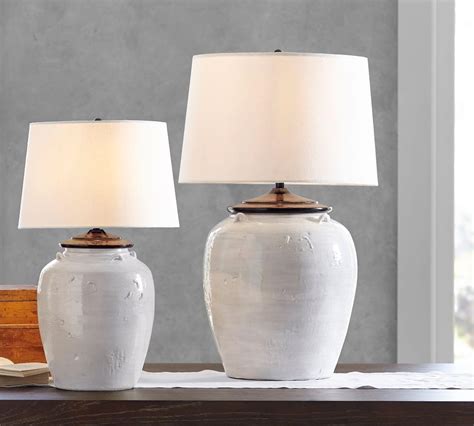Courtney Ceramic Table Lamp Ivory Pottery Barn Au