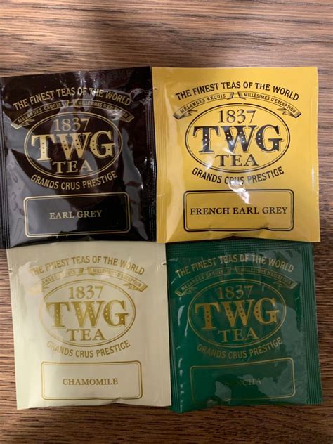 Twg Tea Bag Food And Drinks Beverages On Carousell
