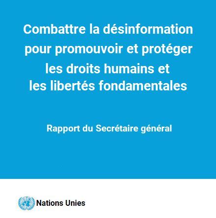 Combattre la désinformation Nations Unies