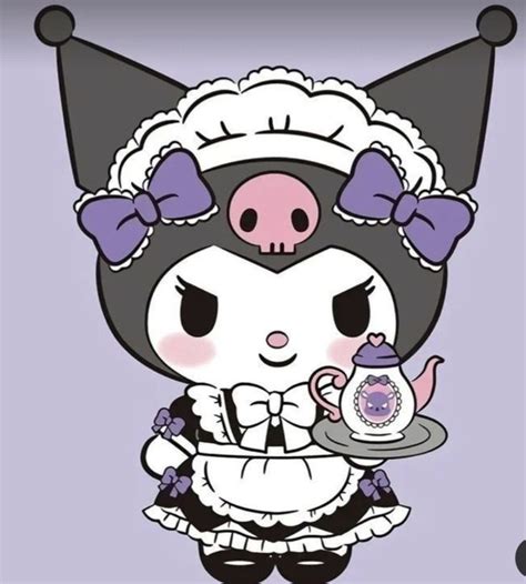 Kuromi Thiệp Nhật Ký Nghệ Thuật Chibi