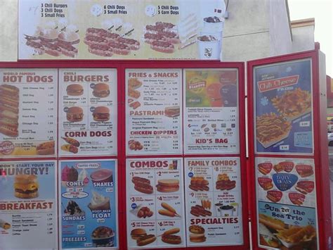 Menu At Wienerschnitzel Fast Food Compton Rosecrans Ave