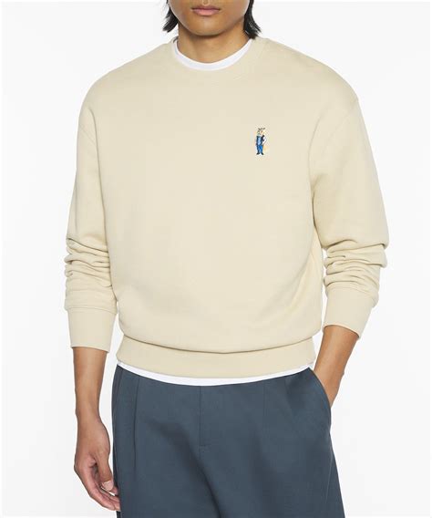 Maison KitsunÉ 沙米色穿搭狐狸logo舒適衛衣男 中性 S 誠品線上