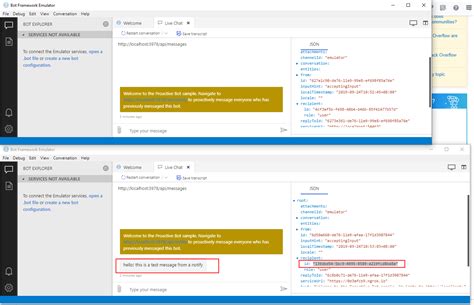C Get Proactive Message From Json Stack Overflow